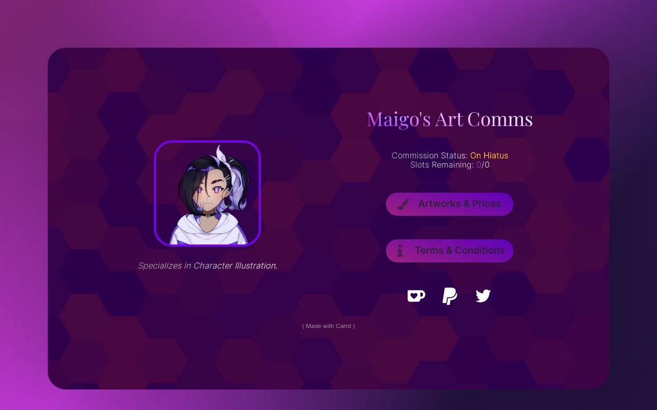 Maigo Comms Info